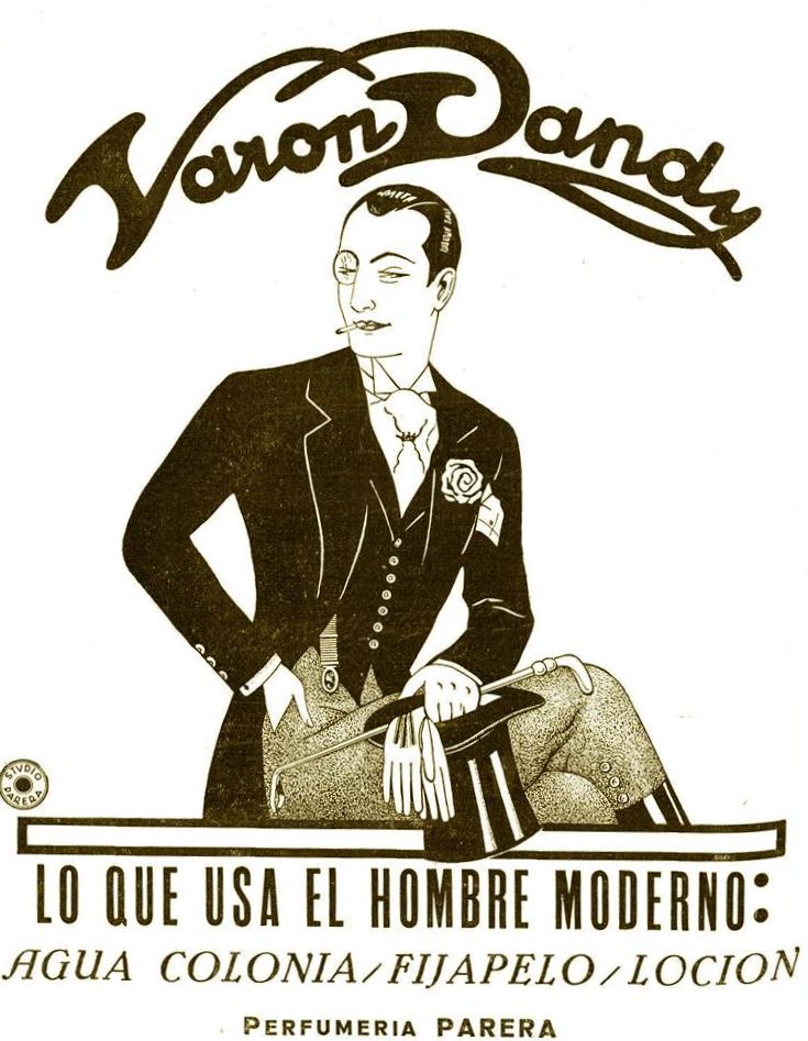 Varon Dandy Parera cologne - a fragrance for men 1923
