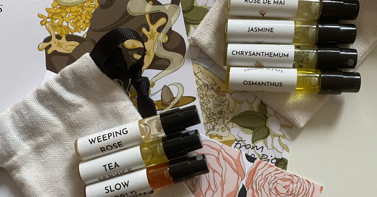 A review of Chasing Scents' Tea Themed Brews ~ Fragrance Reviews