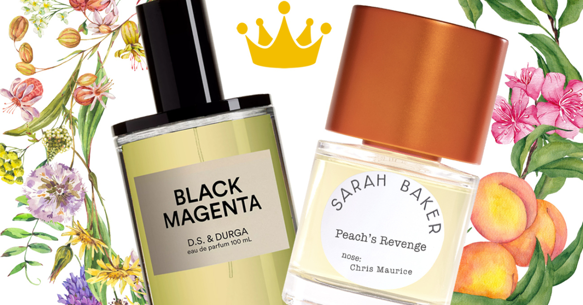 SUMMER 2024 PERFUME HIGHLIGHTS: Black Magenta DS&Durga & Peach's Revenge Sarah Baker ~ Fragrantica