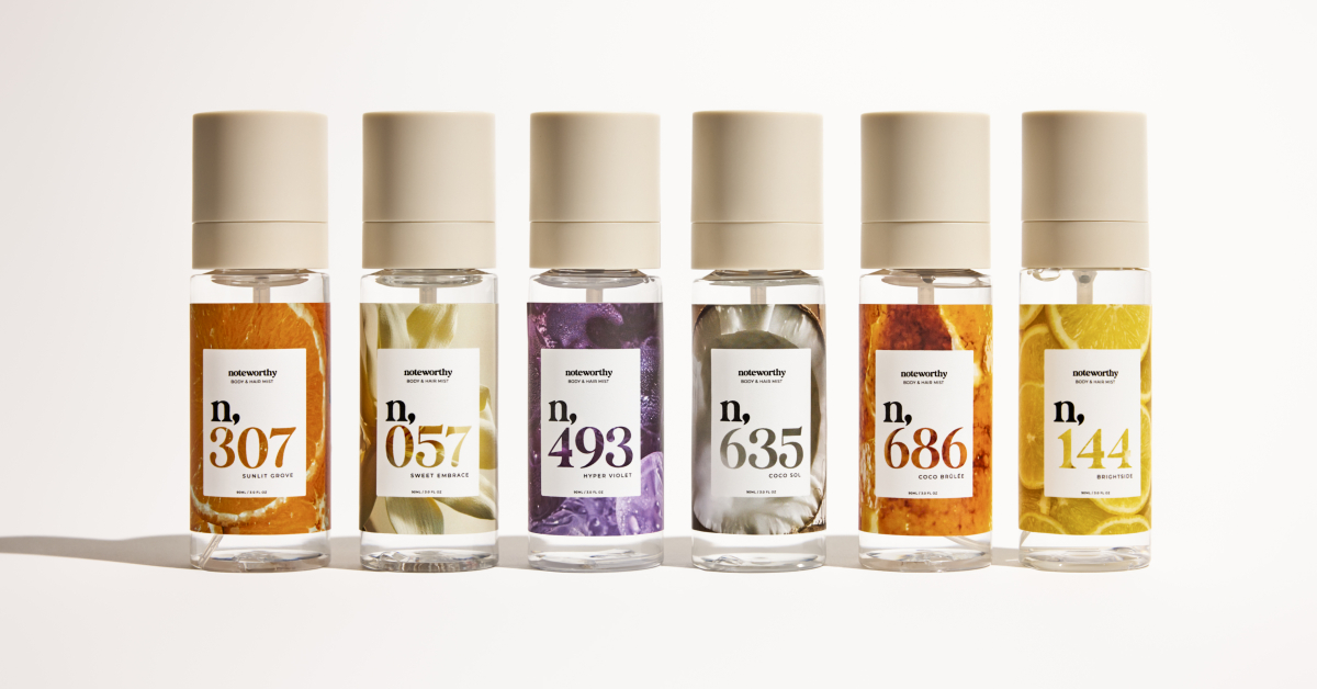 NOTEWORTHY Launches New Body Mist Collection ~ New Fragrances