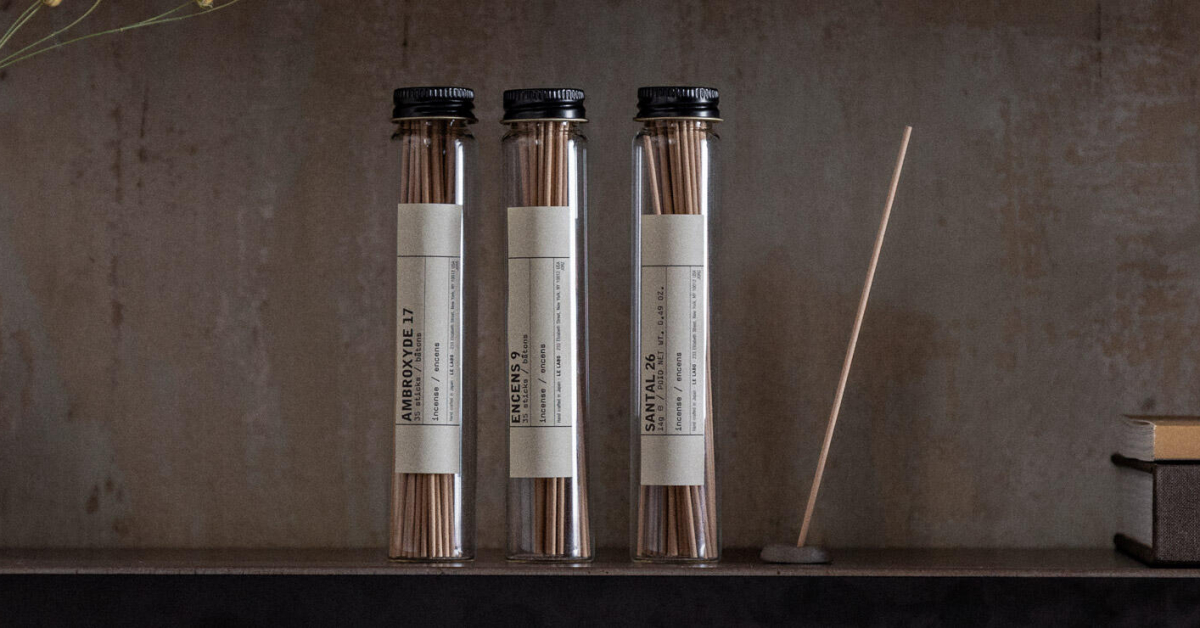 Le Labo Introduces Incense Sticks in Three Scents ~ Scented Home & Garden