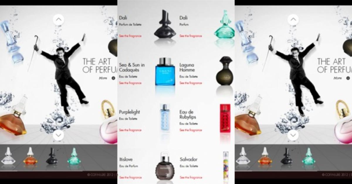 New Website Salvador Dali! ~ New Fragrances