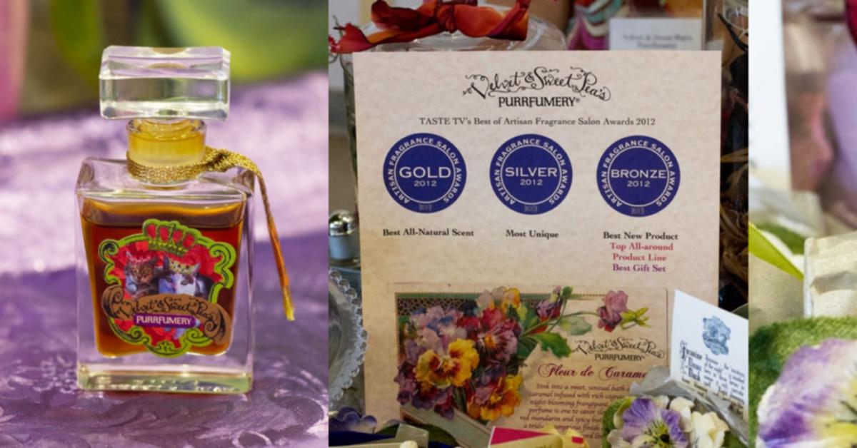 Velvet & Sweet Pea’s Purrfumery at The Fragrance Salon ~ Natural Perfumes