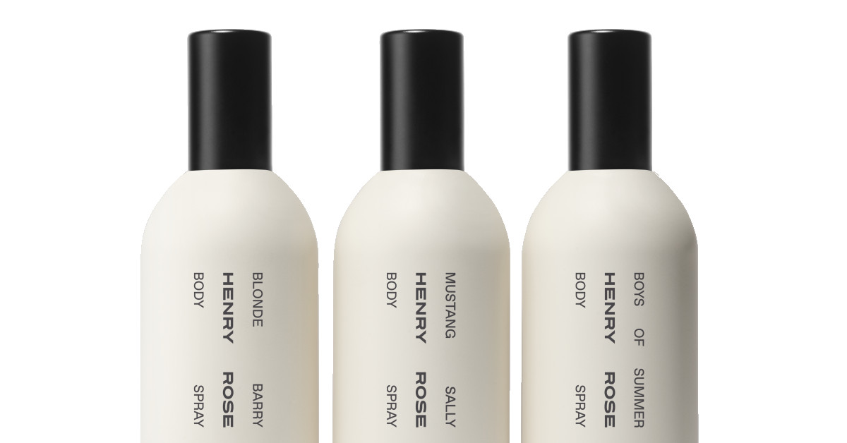 Henry Rose stellt Körpersprays vor: Blonde Barry, Boys of Summer ...