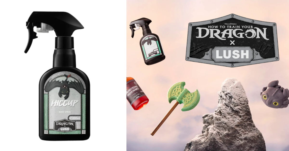 La colaboración entre Lush y «Cómo entrenar a tu dragón» da como ...