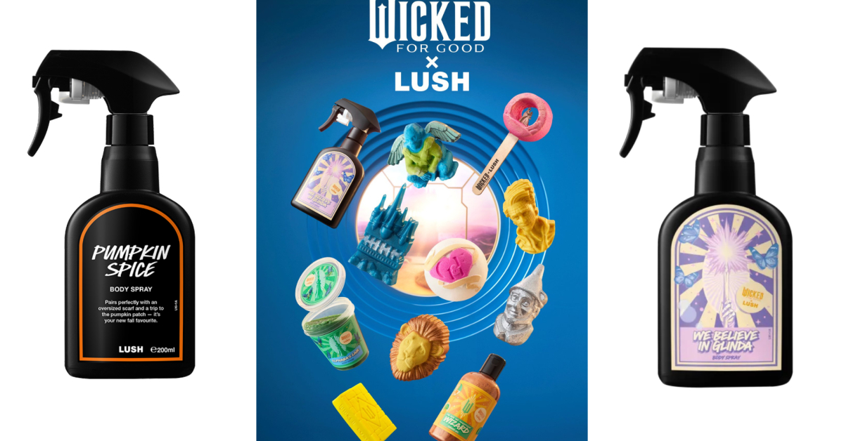 Η Lush υποκύπτει στη μανία της κολοκύθας, ενώ έρχεται κι ένα νέο Wicked ...