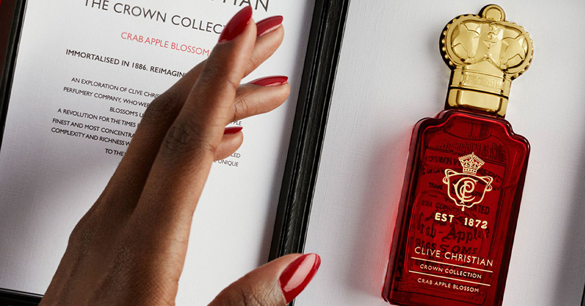 Crown Collection di Clive Christian: Crab Apple Blossom Pure Perfume ...