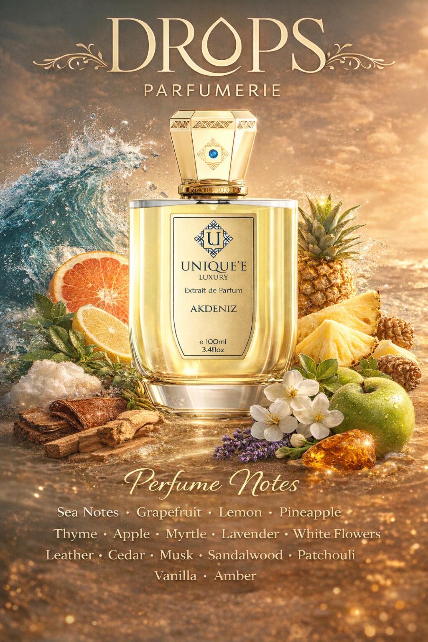 Akdeniz Unique'e Luxury perfume - a fragrance for women and men 2019