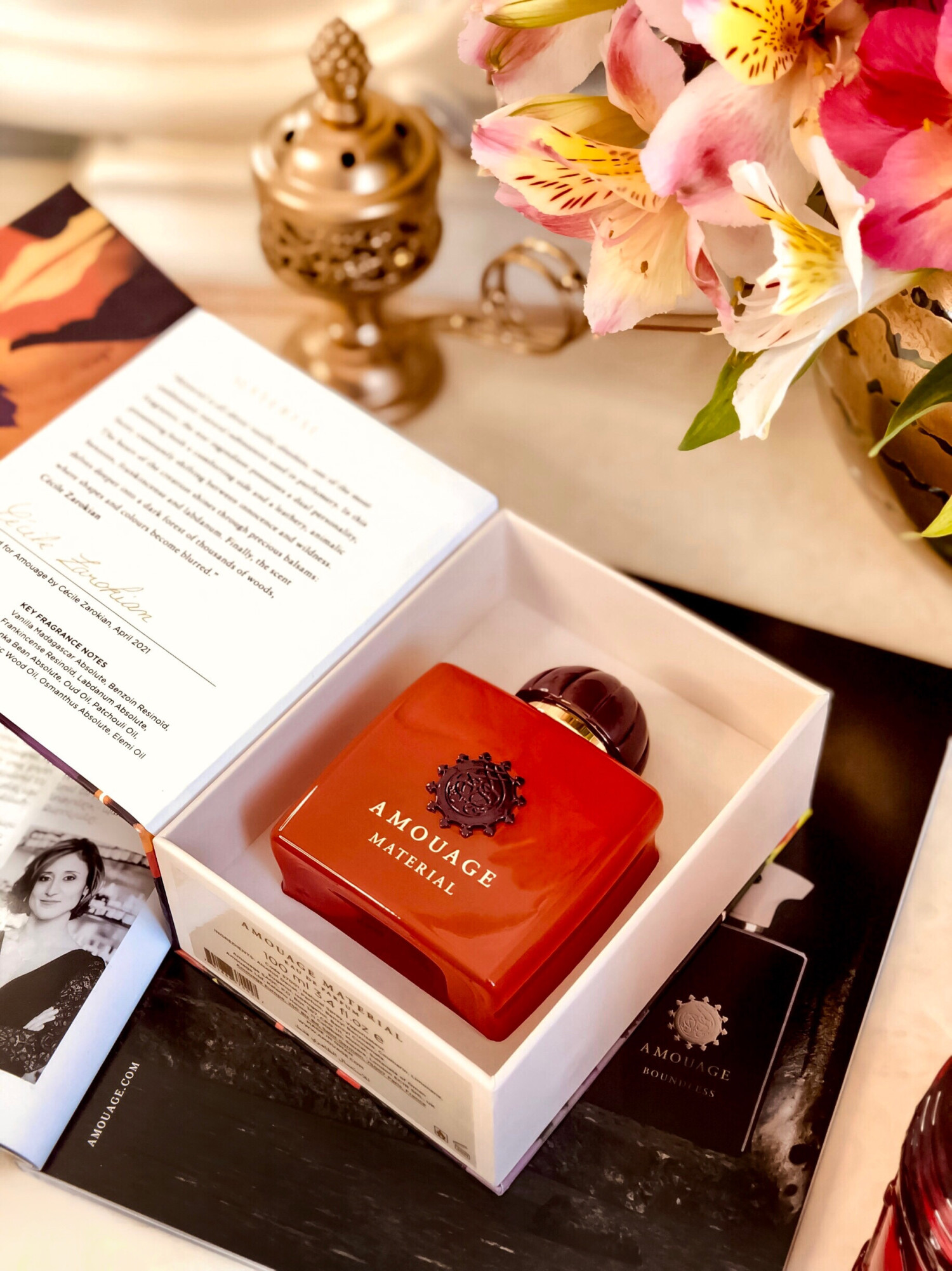 Material Amouage perfume - a fragrance for women and men 2021