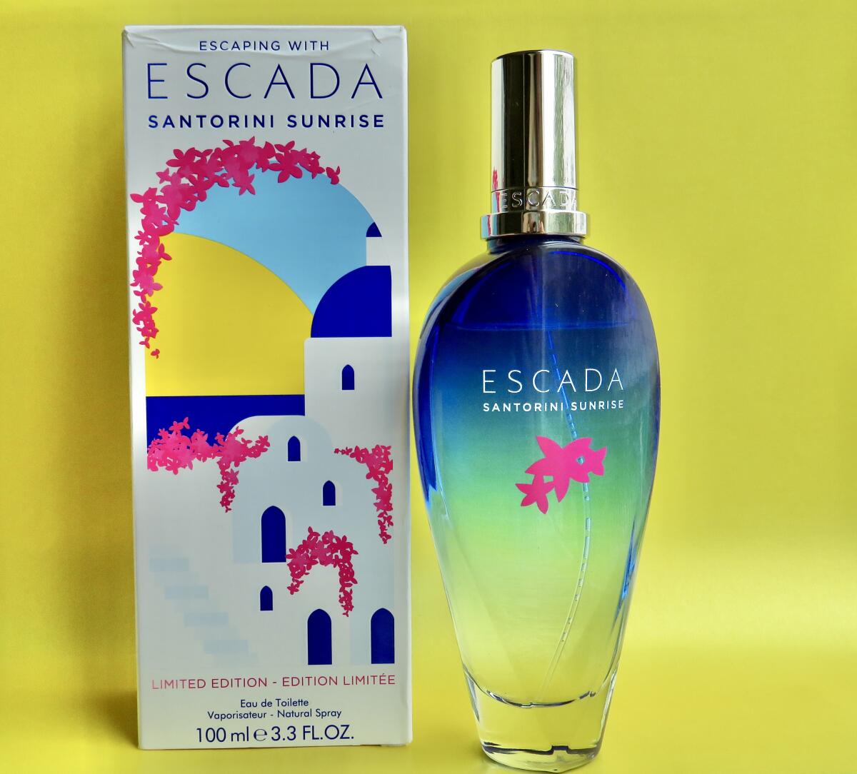 Santorini Sunrise Escada perfume - a new fragrance for women 2022