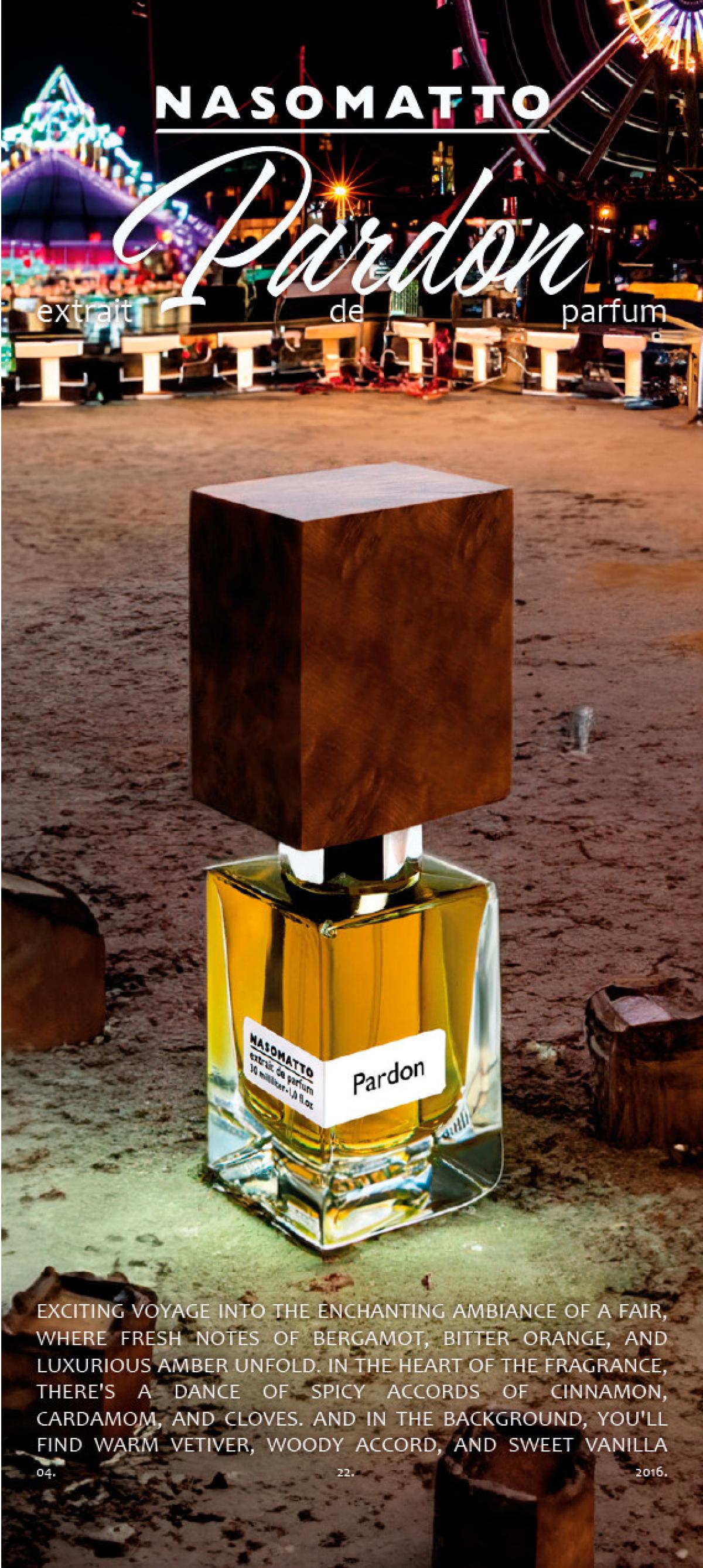 Pardon Nasomatto cologne - a fragrance for men 2011
