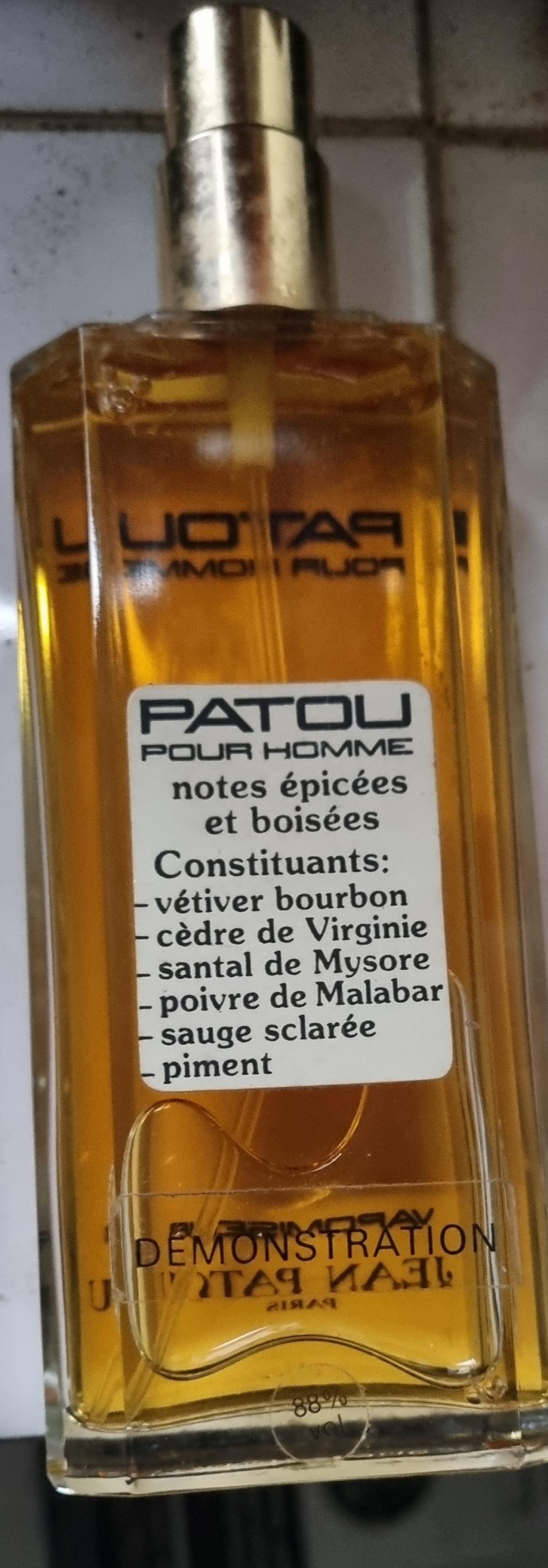 Patou pour Homme Jean Patou cologne - a fragrance for men 1980