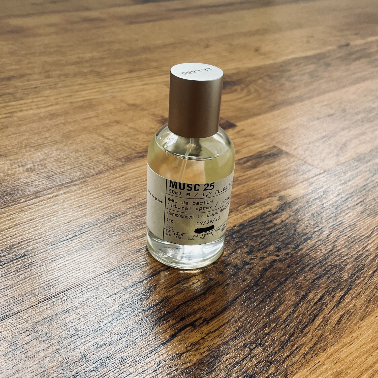 Musc 25 Los Angeles Le Labo perfume - a fragrance for women and men 2008