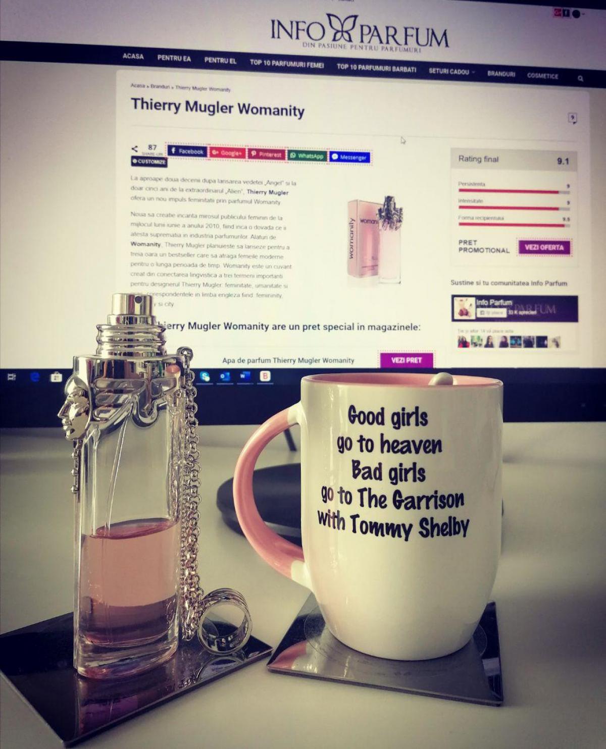 Womanity Eau pour Elles Mugler аромат — аромат для женщин 2012