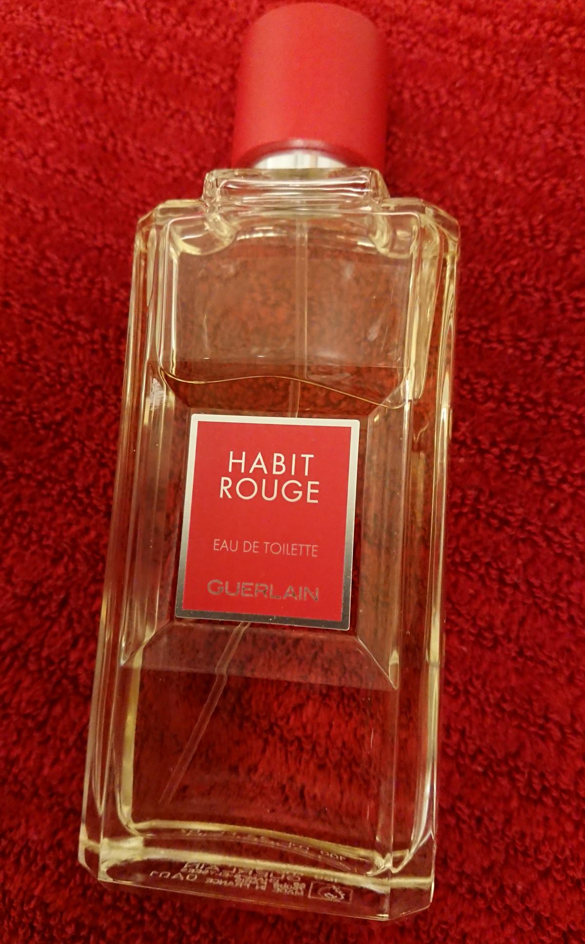 Habit Rouge Eau de Toilette Guerlain cologne - a fragrance for men 1965