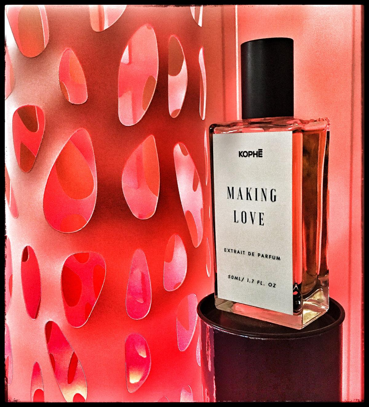 Making Love Kophē perfume - a fragrance for women and men 2020