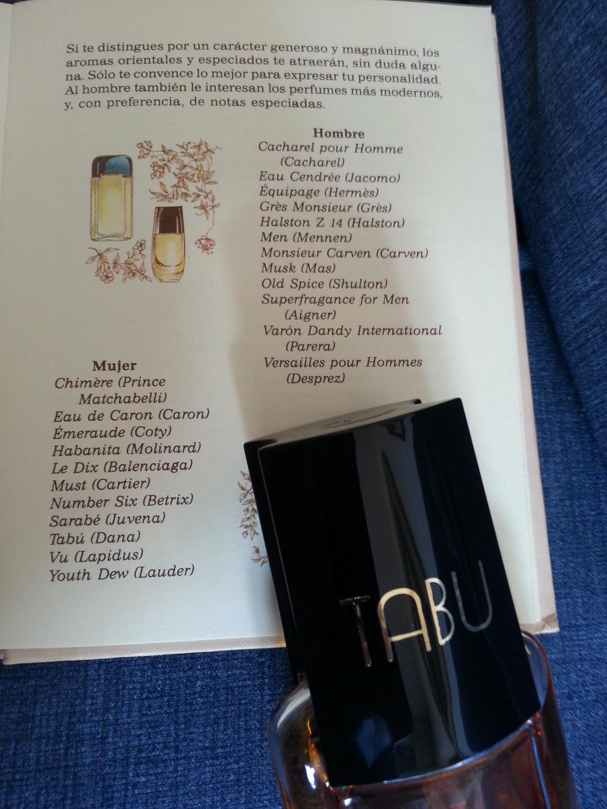 Tabu Dana perfume - a fragrância Feminino 1932