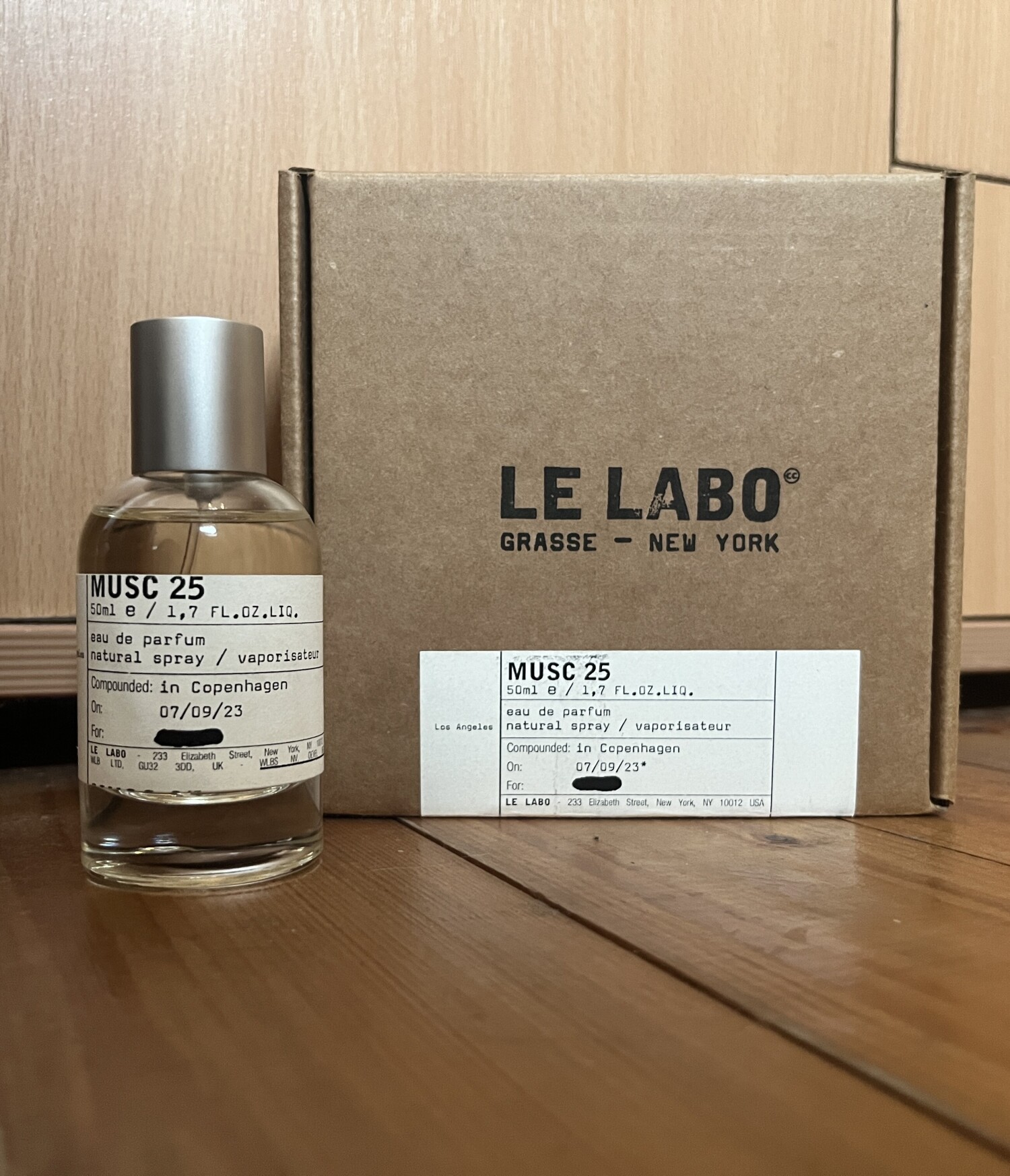 Musc 25 Los Angeles Le Labo 香水 - 2008年のユニセックス フレグランス