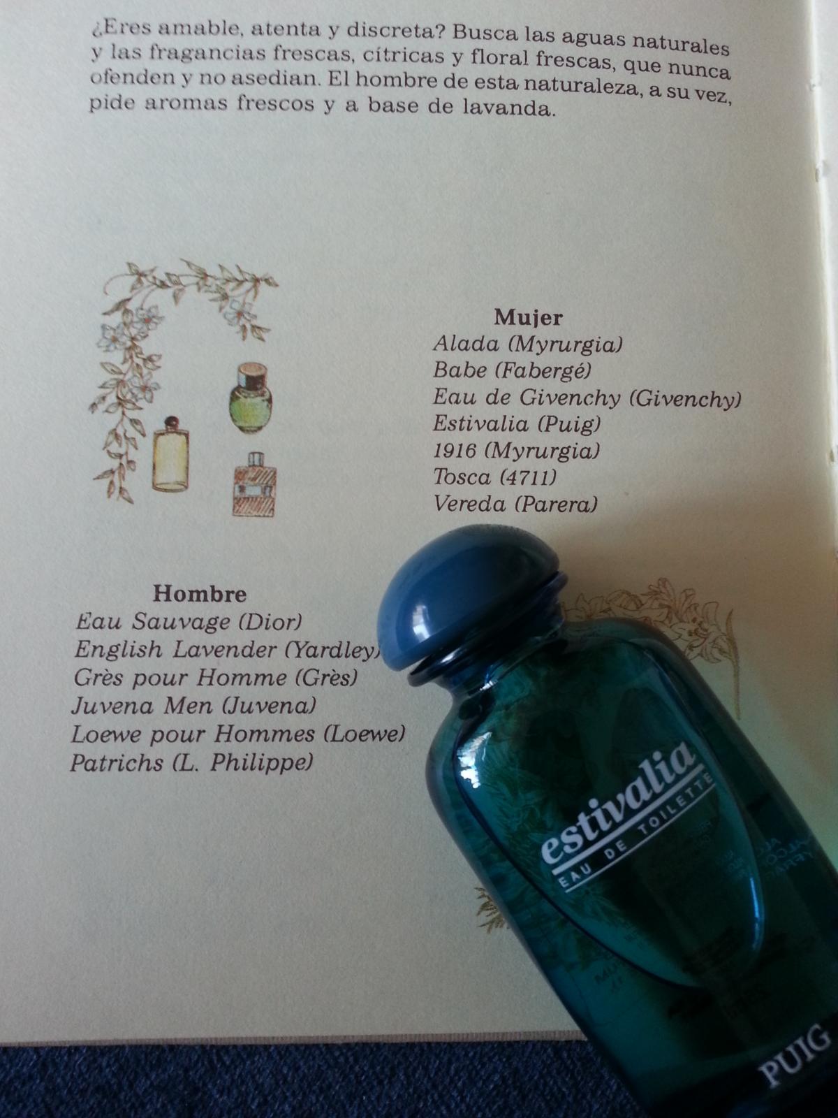 Estivalia Antonio Puig perfume - a fragrance for women 1973