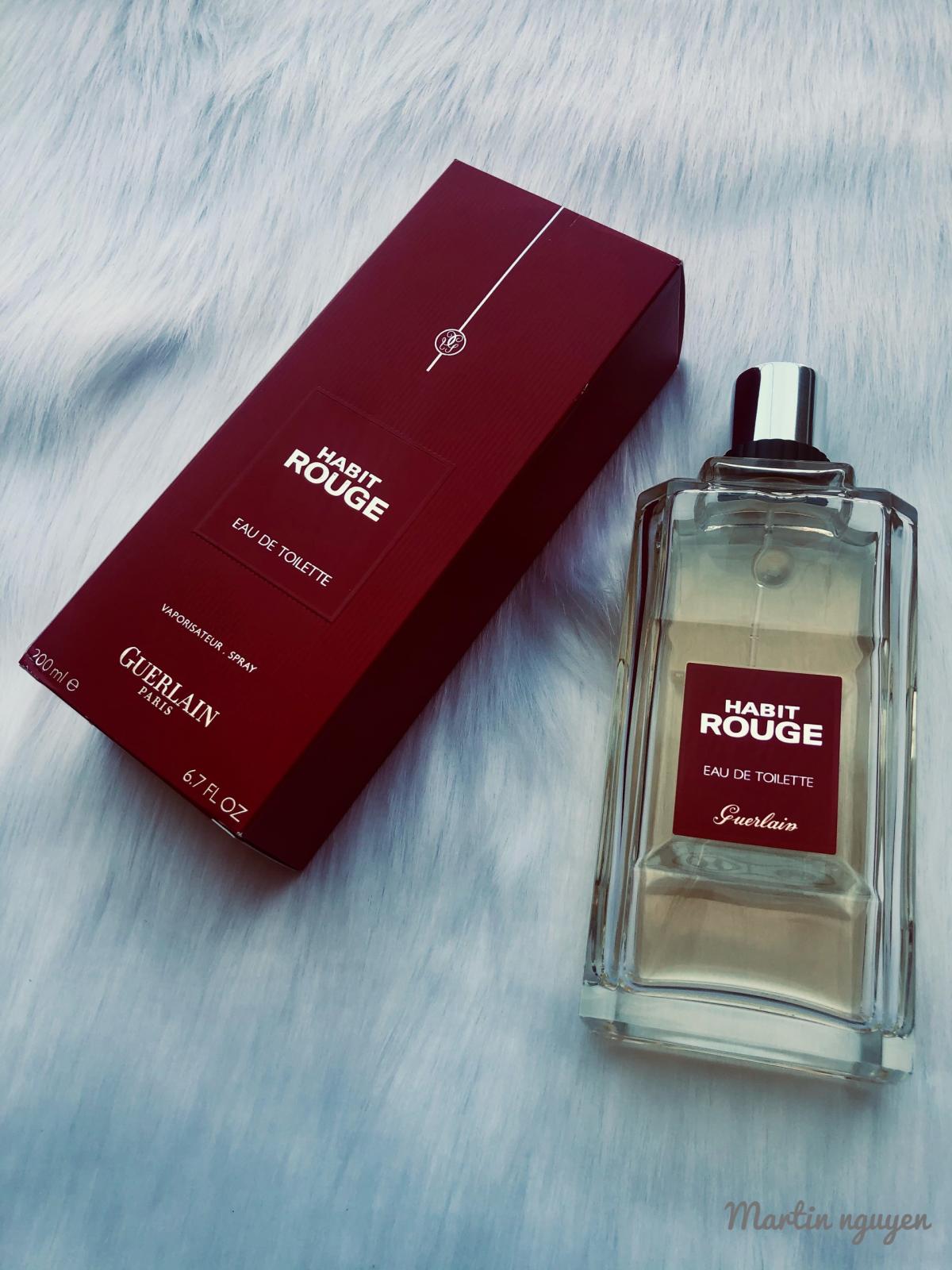Habit Rouge Eau de Toilette Guerlain cologne - a fragrance for men 1965