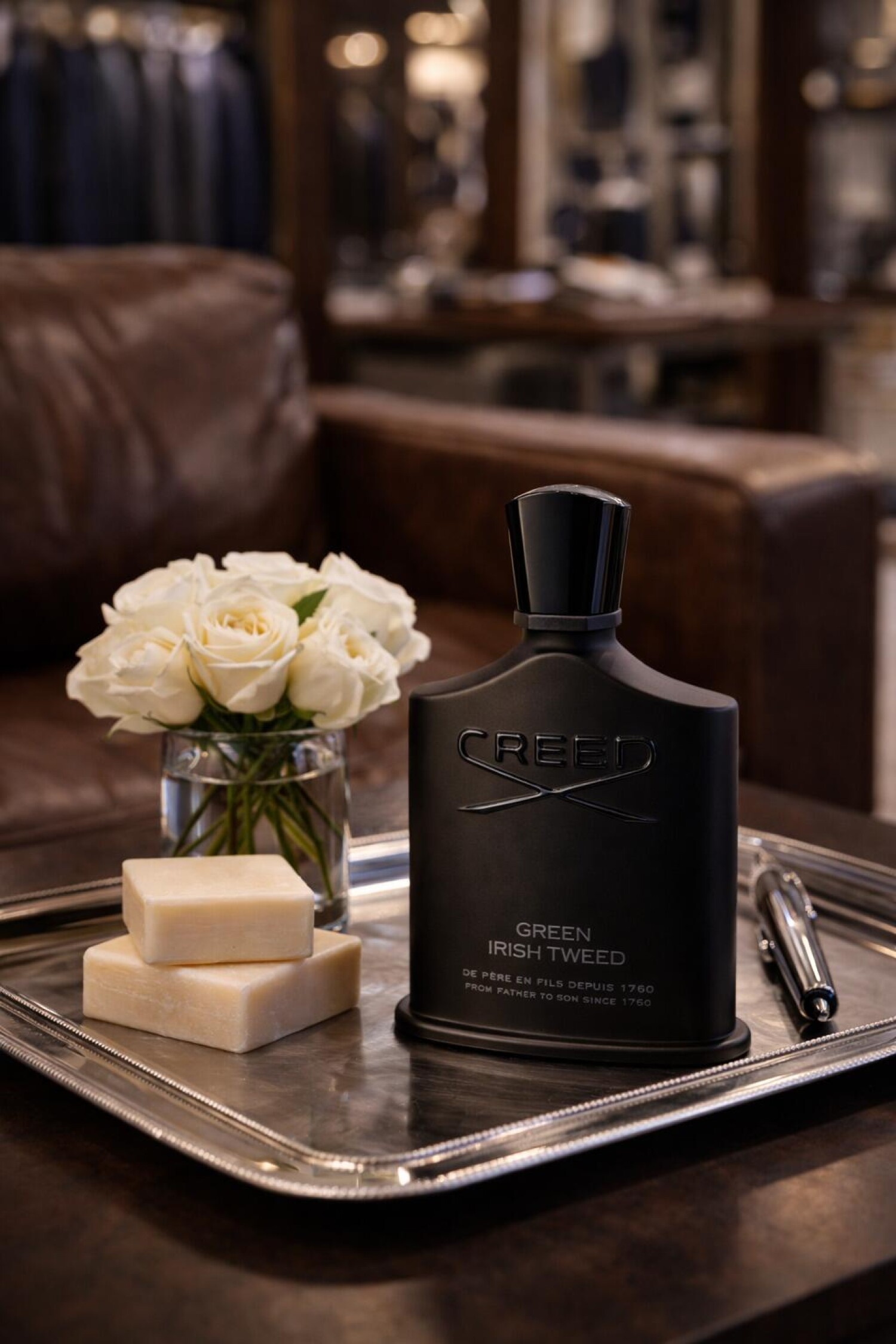 Green Irish Tweed Creed cologne - a fragrance for men 1985