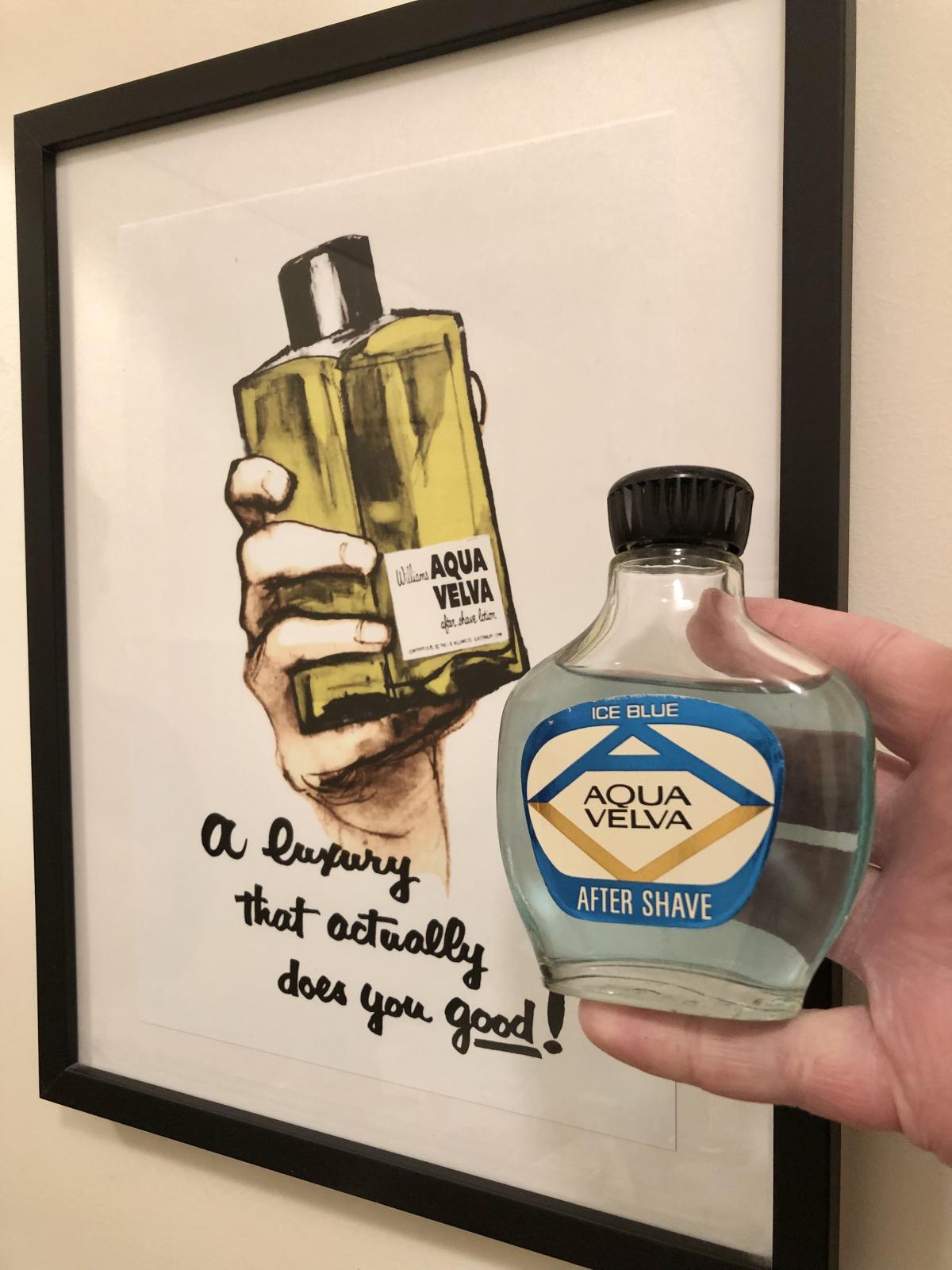 Aqua Velva Ice Blue Williams cologne - a fragrance for men 1935