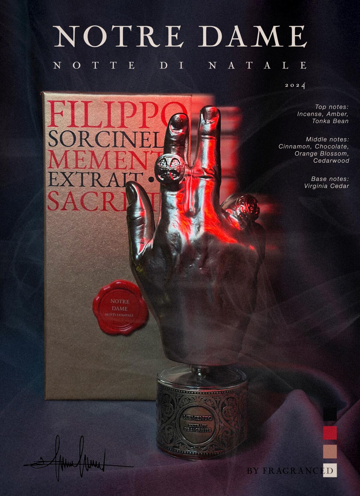 Notre Dame Notte di Natale Filippo Sorcinelli perfume - a new fragrance ...