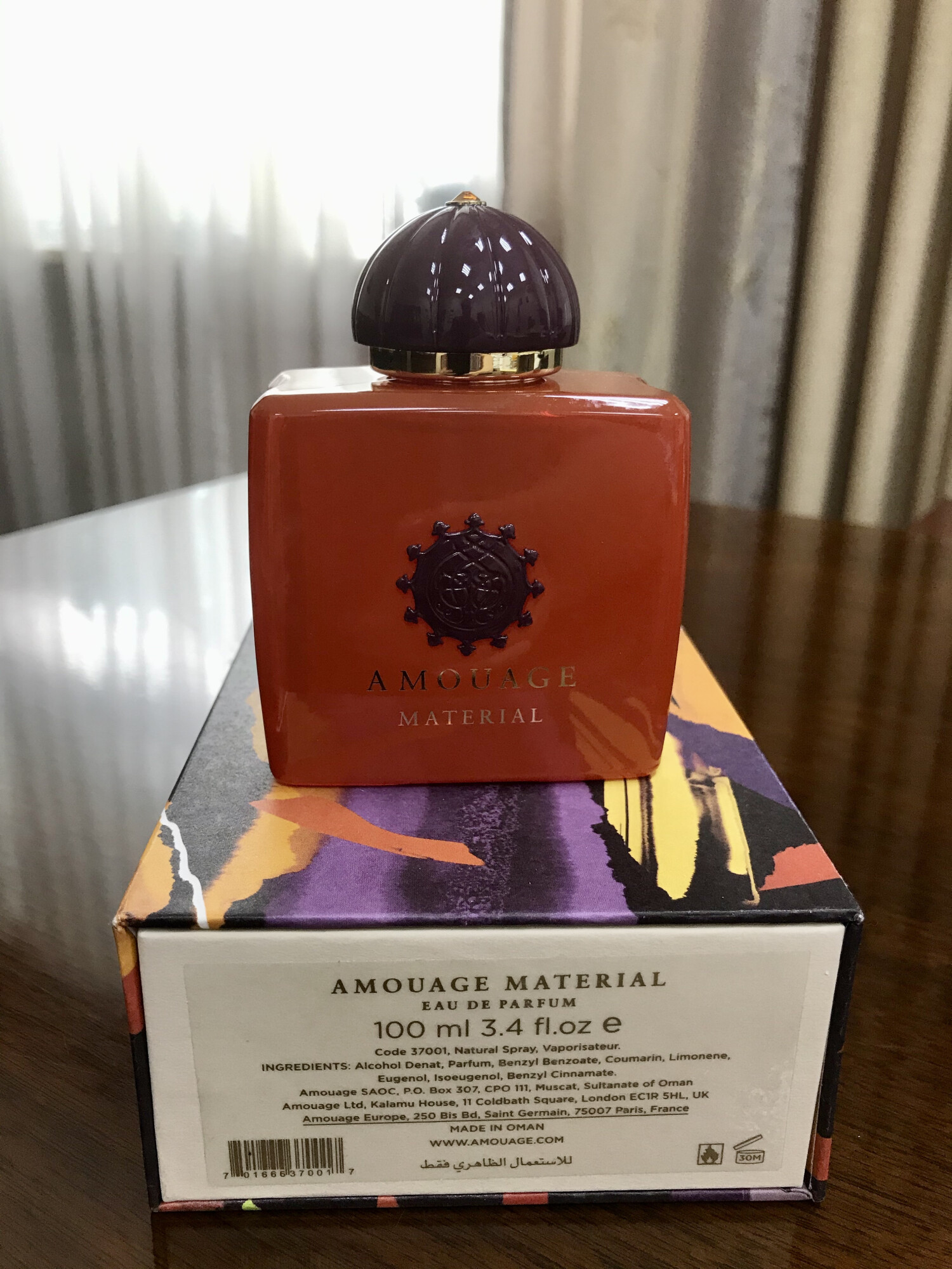 Material Amouage perfume - a fragrance for women and men 2021