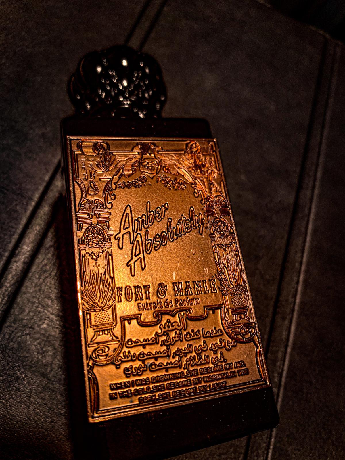 Amber Absolutely Fort & Manle perfume - a fragrance for women and men 2016