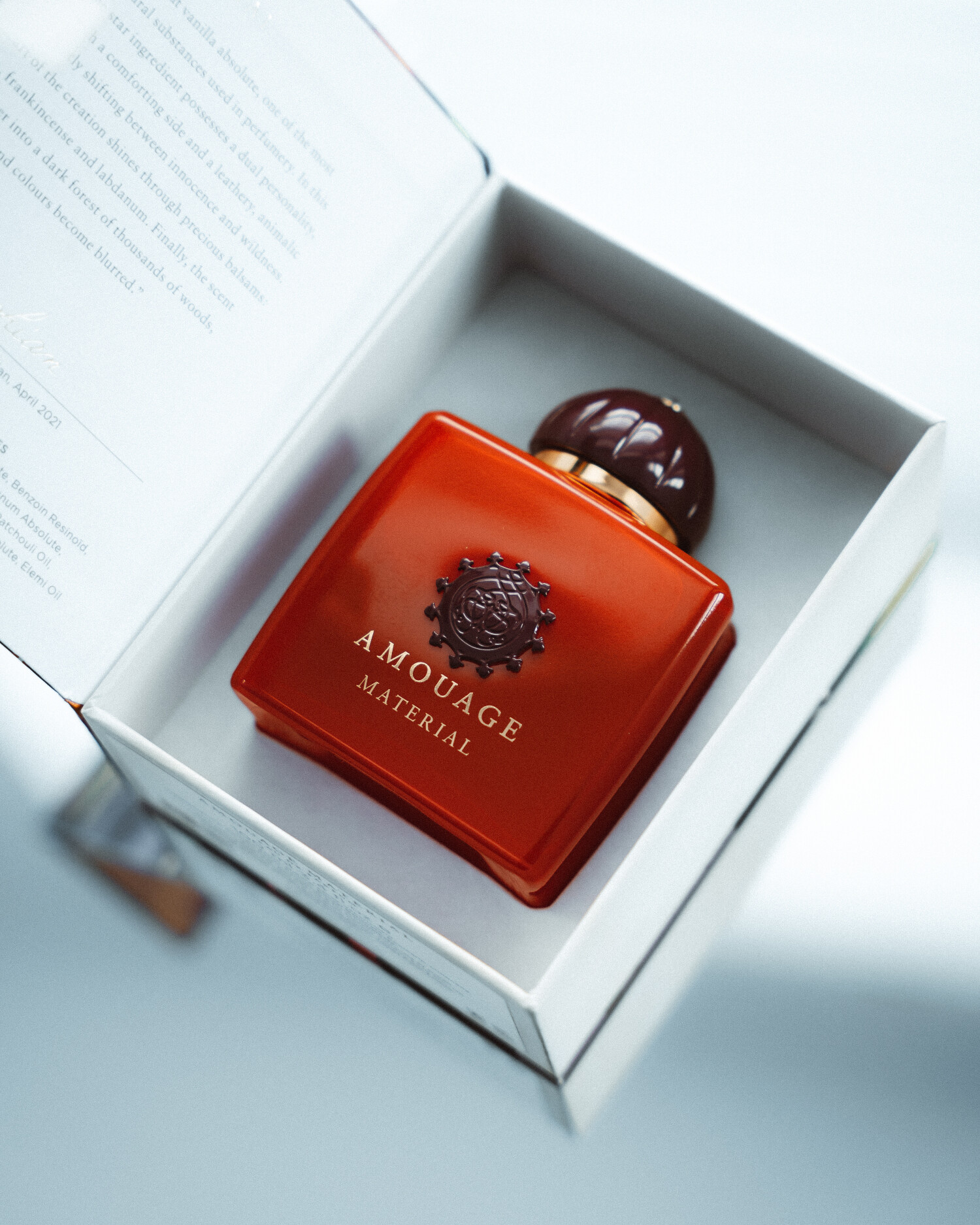 Material Amouage perfume - a fragrance for women and men 2021