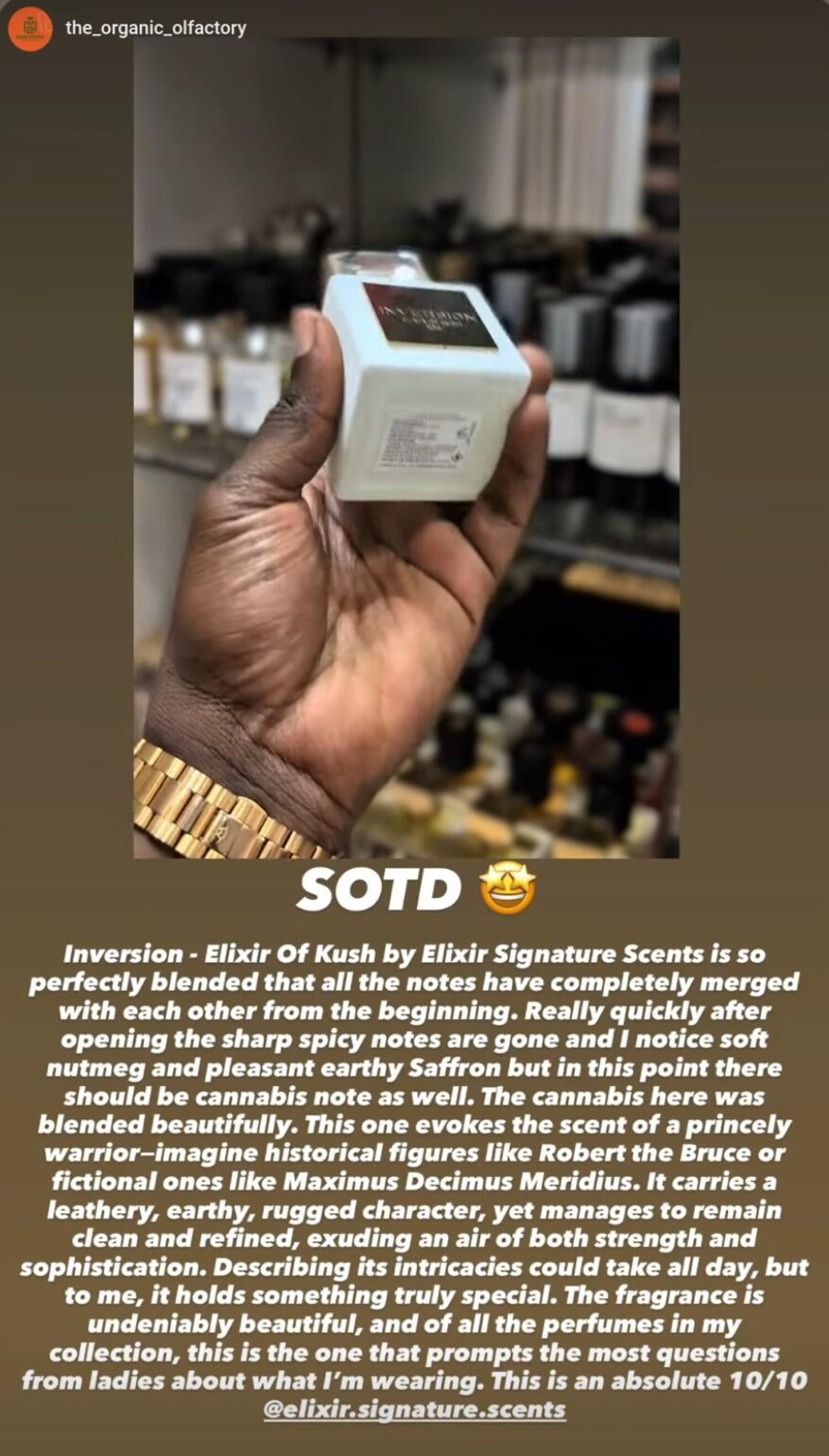 Inversion - Elixir Of Kush Elixir Signature Scents perfume - a ...