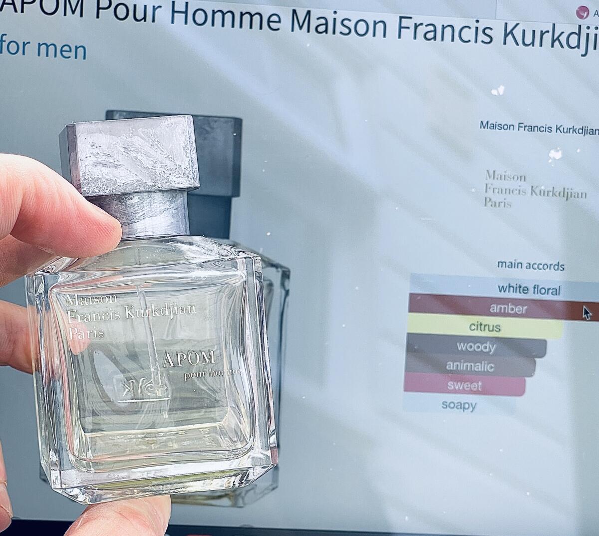 APOM Pour Homme Maison Francis Kurkdjian Kolonjska voda - parfem za ...